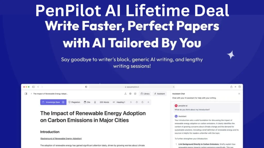 PenPilot Lifetime Deal - Your Writing and Research Tool!